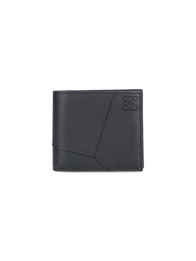 Loewe 'puzzle Edge' Bi-fold Wallet In Black | ModeSens