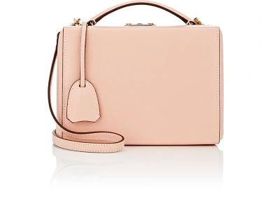 Mark Cross Grace Small Python Box Crossbody Bag In Pink | ModeSens
