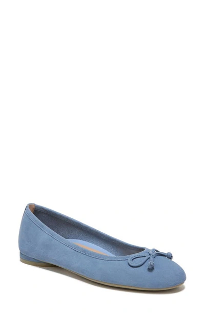 Vionic Callisto Suede Ballet Flat In Blue Shadow | ModeSens