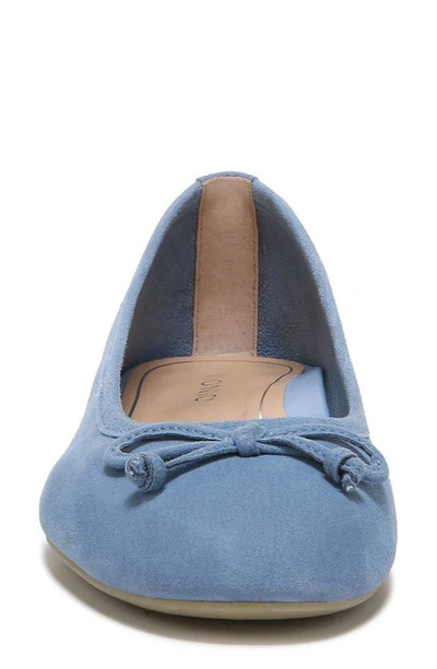 Vionic Callisto Suede Ballet Flat In Blue Shadow | ModeSens