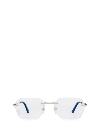 Cartier Eyeglasses In Silver | ModeSens