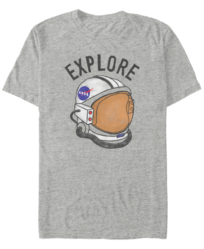Fifth Sun Nasa Men's Explore Retro Helmet Logo Short Sleeve T- Shirt In ...