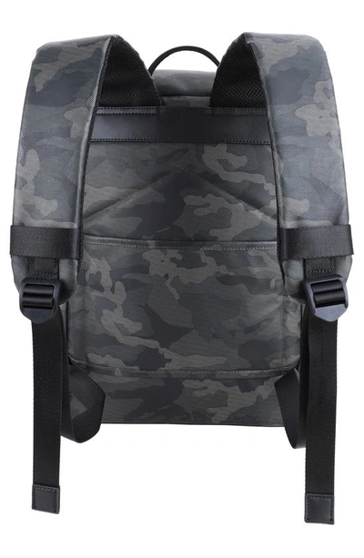 Duchamp Tonal Camo Laptop Backpack In Charcoal Camo | ModeSens