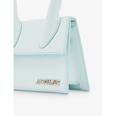 Jacquemus Light Blue Le Chiquito Leather Top-handle Bag | ModeSens