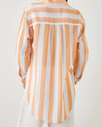 Rails Jaylin Shirt Ortona Stripe In White & Orange In Multi | ModeSens