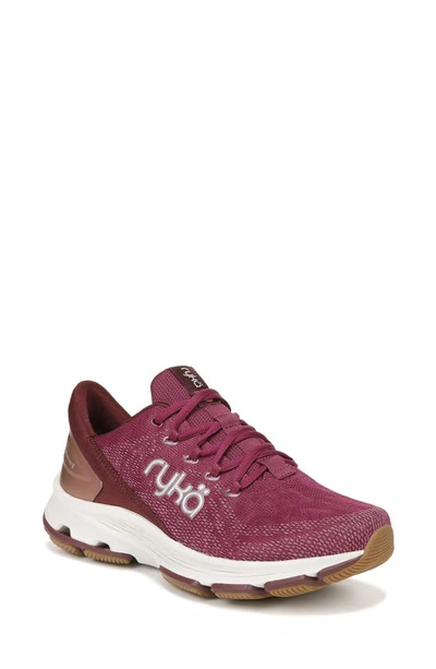 Ryka Devotion X Walking Shoe In Berry Pink Mesh Fabric | ModeSens