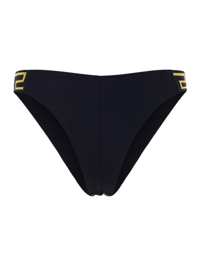 Versace Greca Swimming Slip In Black | ModeSens
