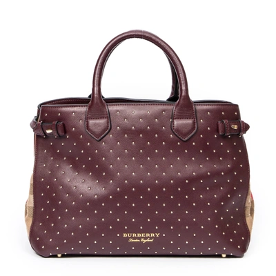 Burberry Studded Banner Bag In Multi | ModeSens