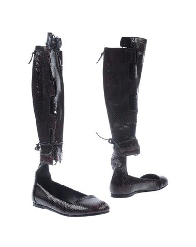 Ancient Greek Sandals Boots In Mauve | ModeSens