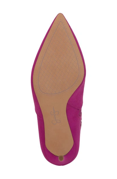 Jessica Simpson Siantar Slouch Pointed Toe Bootie In Berry Blast | ModeSens