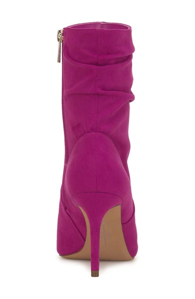Jessica Simpson Siantar Slouch Pointed Toe Bootie In Berry Blast | ModeSens