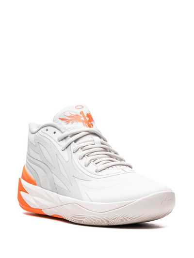 Puma X Lamelo Ball Mb.02 Gorangé Men's Basketball Shoes In Platinum ...