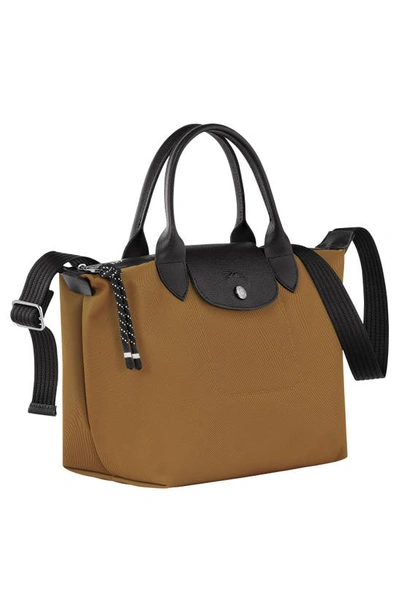 Longchamp Small Le Pliage Energy Recycled Canvas Crossbody Bag In Tobacco | ModeSens
