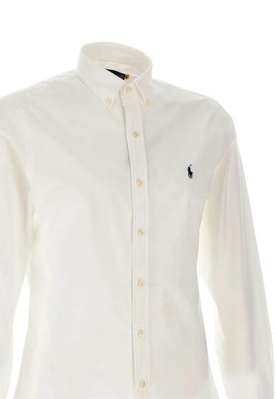 Polo Ralph Lauren Core Replen Cotton Shirt In White | ModeSens