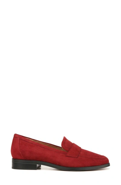 Vionic Sellah Croc Embossed Loafer In Syrah Red | ModeSens