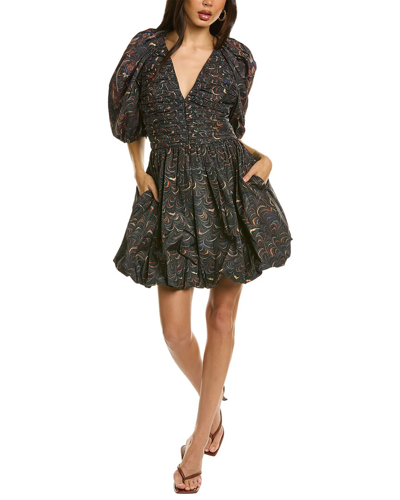 Ulla Johnson Gwen Elbow Puff-sleeve Mini Dress In Obsidian | ModeSens Ulla Johnson Gwen Elbow Puff-sleeve Mini Dress In Obsidian | ModeSens