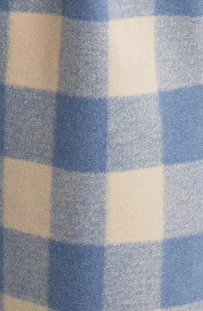 Bcbgeneration Plaid Oversize Pocket Shacket In Baby Blue Buffalo Plaid ...