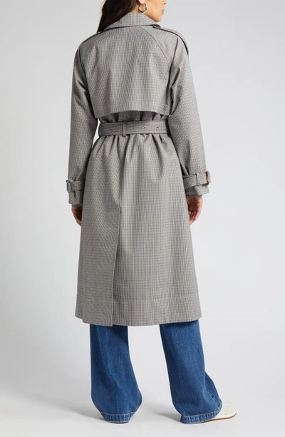 Barbour Marie Check Showerproof Trench Coat In Mini Check | ModeSens