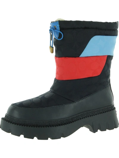 Coach Restored Puffer Snow Boot In Navy Signature | ModeSens