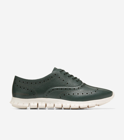 Cole Haan Zerogrand Wing Ox Closed Hole In Scarab-ivory | ModeSens