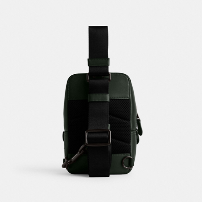 Coach Gotham Sling Pack 13 In Amazon Green | ModeSens