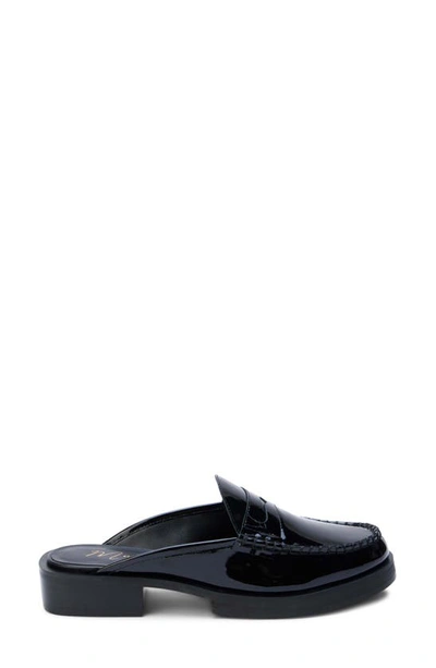 Matisse Tasha Penny Loafer Mule In Black Patent | ModeSens