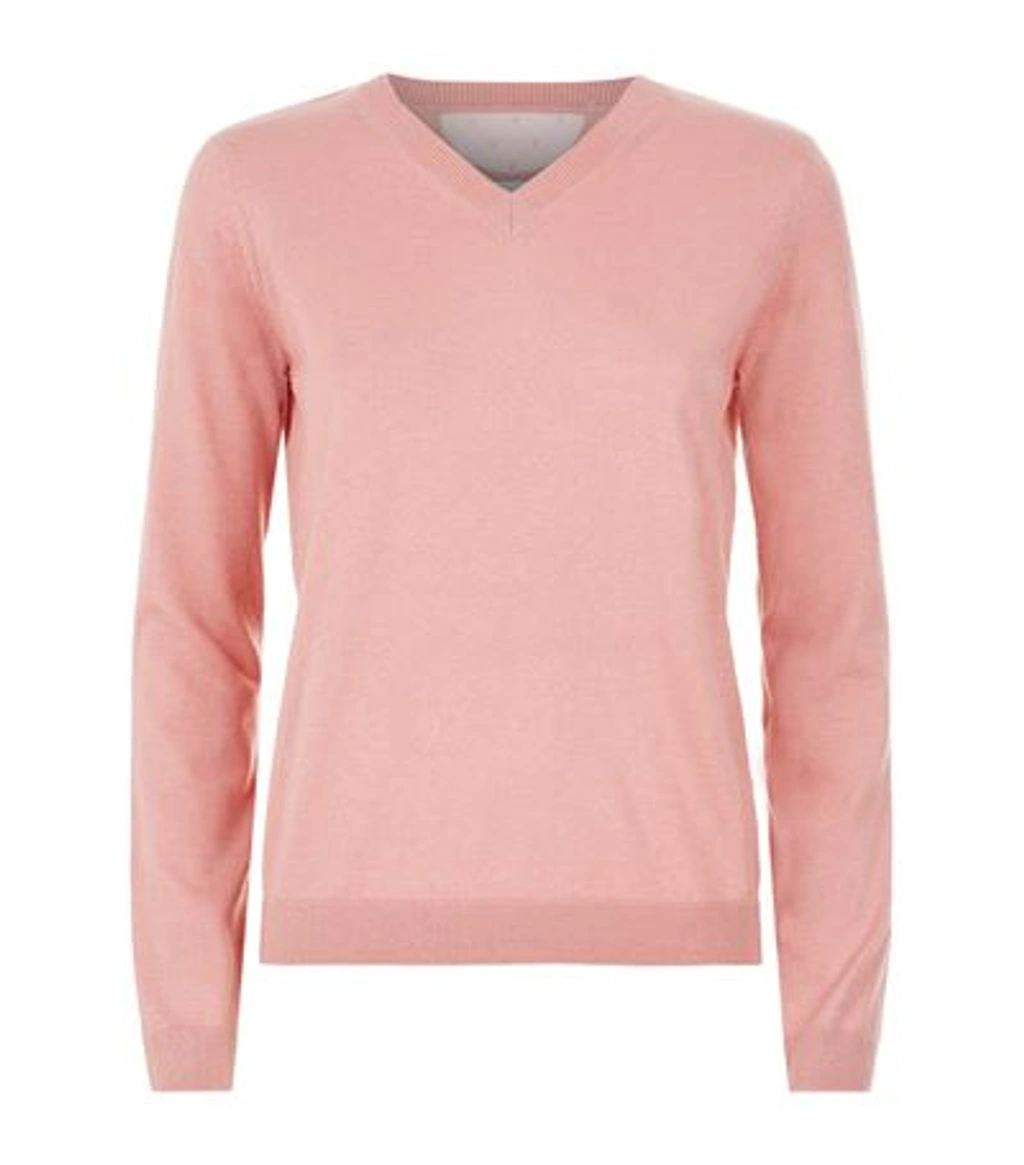 Red Valentino V-neck Cashmere-silk Sweater | ModeSens