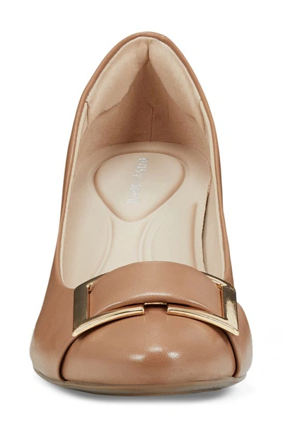 Easy Spirit Women's Eflex Cheryl Slip-on Block Heel Dress Pumps In Dark ...