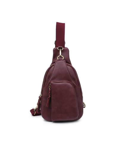 Urban Expressions Wendall Sling Backpack In Wine | ModeSens
