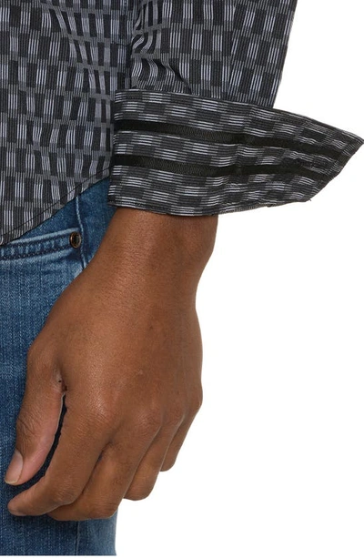 Robert Graham Nucci Printed Long Sleeve Button Front Shirt In Black ...