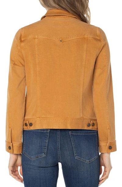 Liverpool Classic Denim Jacket In Amber Dawn | ModeSens