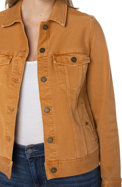 Liverpool Classic Denim Jacket In Amber Dawn | ModeSens