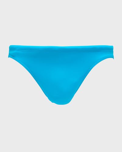 Hom Men's Sea Life Swim Micro Briefs In Turquoise | ModeSens