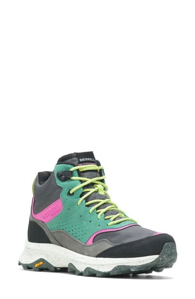 Merrell Speed Solo Mid Waterproof Hiking Boot In Rock Multi | ModeSens