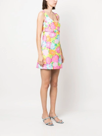 Chiara Ferragni Floral-print Mini Dress In Multicolor | ModeSens