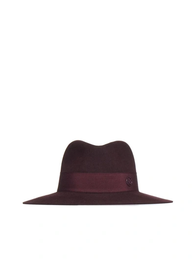 Maison Michel Hat In Black | ModeSens