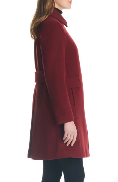 Kate Spade New York Wool-blend Coat In Deep Lipstick | ModeSens