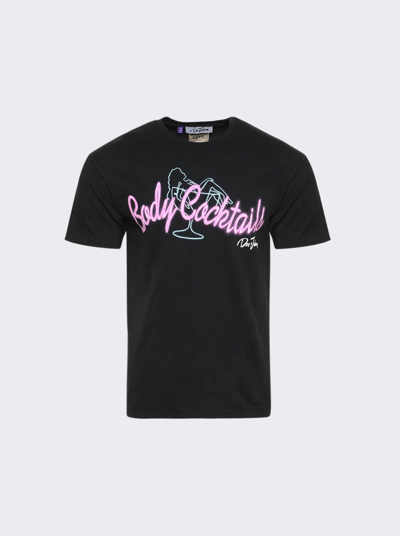 Gallery Dept. Body Cocktails Printed Cotton-jersey T-shirt In Black | ModeSens