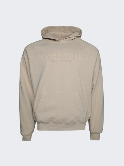 Essentials Gray Raglan Hoodie In Sand | ModeSens