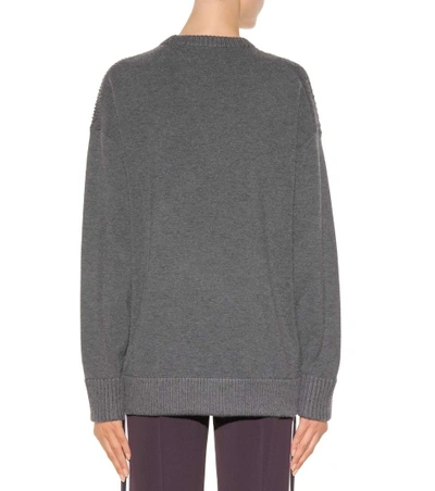 Jason Wu Oversized Textured Stretch-knit Sweater In Grey | ModeSens