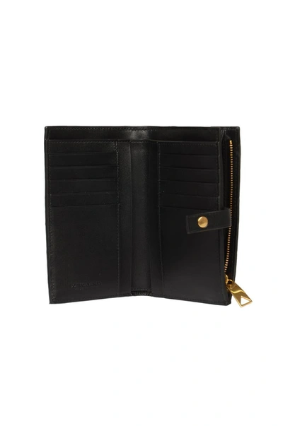 Bottega Veneta Wallets In Black-gold | ModeSens