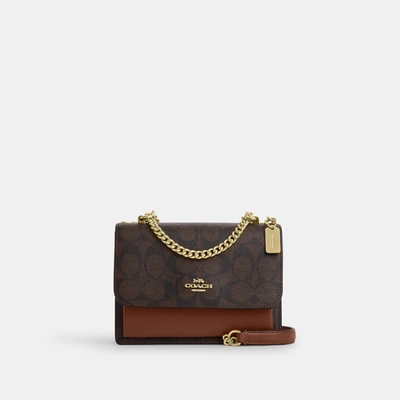 Coach Outlet Mini Klare Crossbody In Signature Canvas In Multi | ModeSens