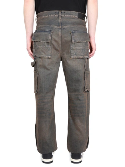 Amiri Stack Workman Jeans In Blue | ModeSens