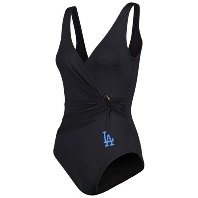 Tommy Bahama Black Los Angeles Dodgers Pearl Clara One-piece Swimsuit ...