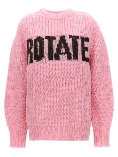 Rotate Birger Christensen Logo Jumper In Lilac Sachet Comb. | ModeSens