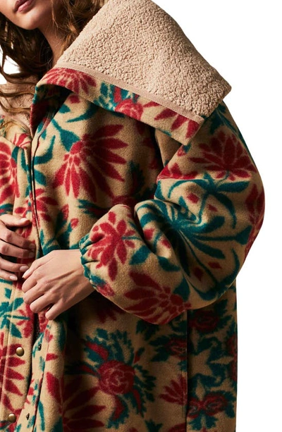 Free People This Love Floral Wing Collar Cardigan In Multi | ModeSens