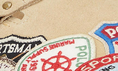 Polo Ralph Lauren Men's Turbach Logo-patch Suede Clogs In Bone | ModeSens