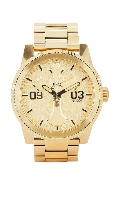 Nixon Tupac Corporal Watch In Gold | ModeSens