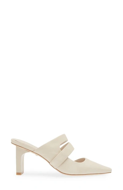 Koko + Palenki Century Pointed Toe Mule In Beige Leather | ModeSens