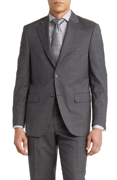 Peter Millar Tailored Fit Stretch Wool Suit In Grey | ModeSens